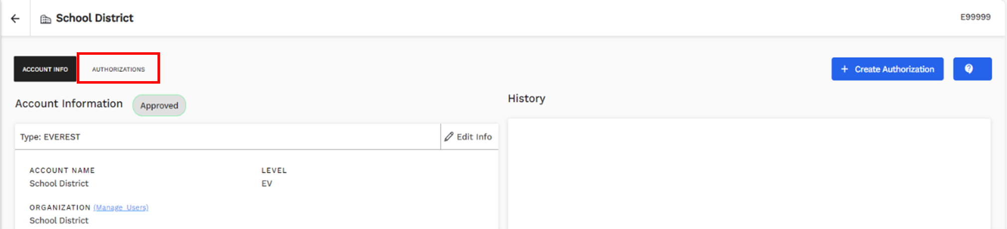 How to: Create an authorization – Restricted Product